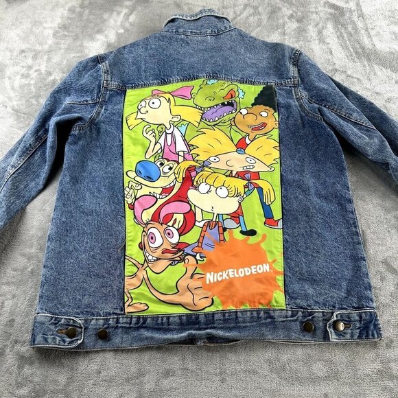 Nickelodeon | Jackets & Coats | Nickelodeon Jean Jacket Mens Large ...